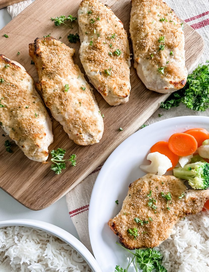 Creamy Parmesan Chicken - Pound Dropper