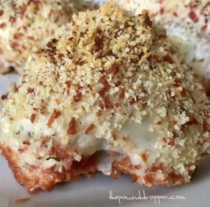 Pepperoni Crusted Stuffed Chicken - Pound Dropper