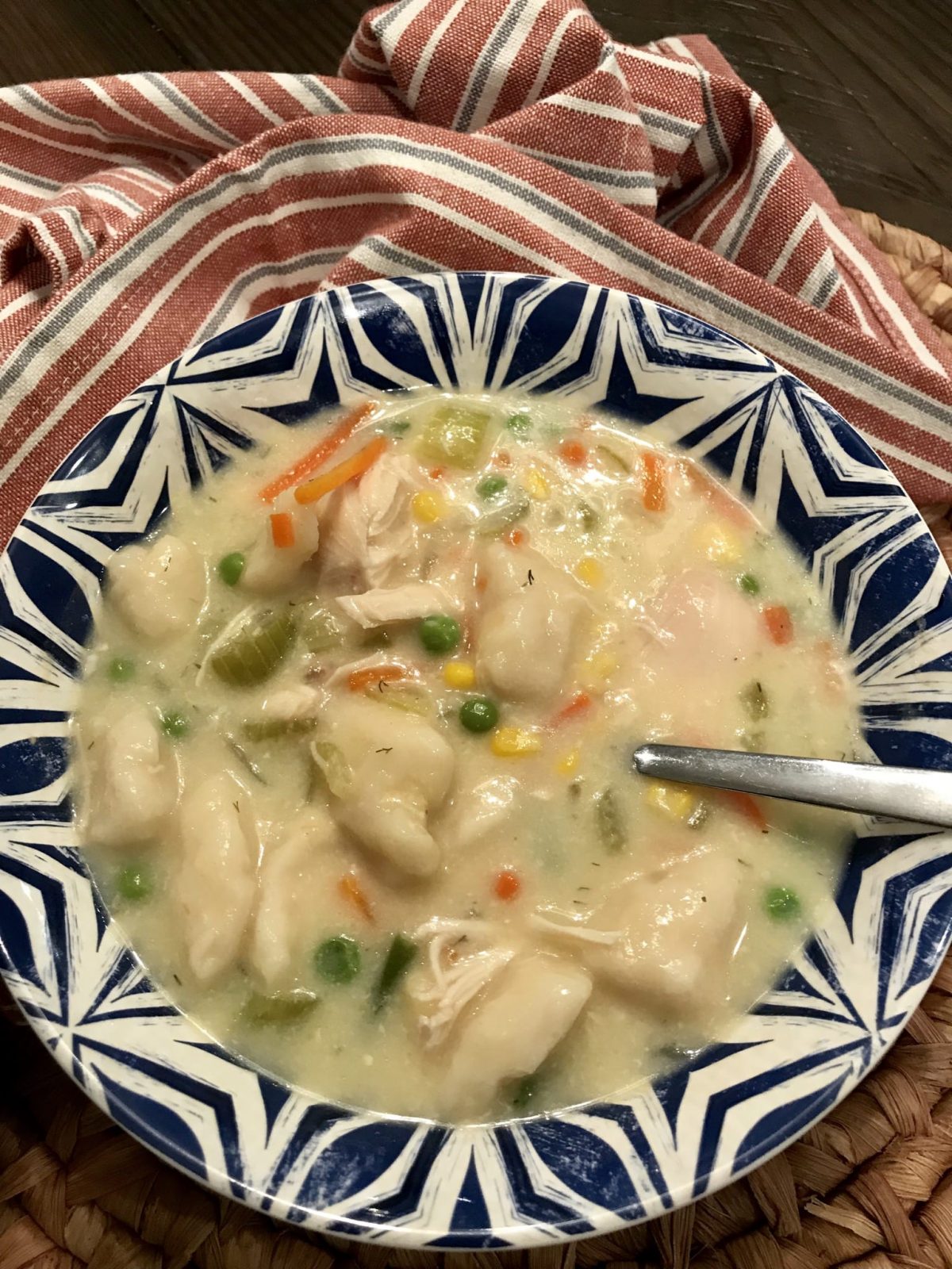 Lightened Chicken and Dumplings Soup - Pound Dropper
