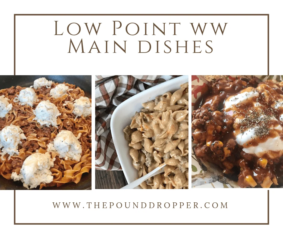 Low Point WW Main Dish Recipes - Pound Dropper