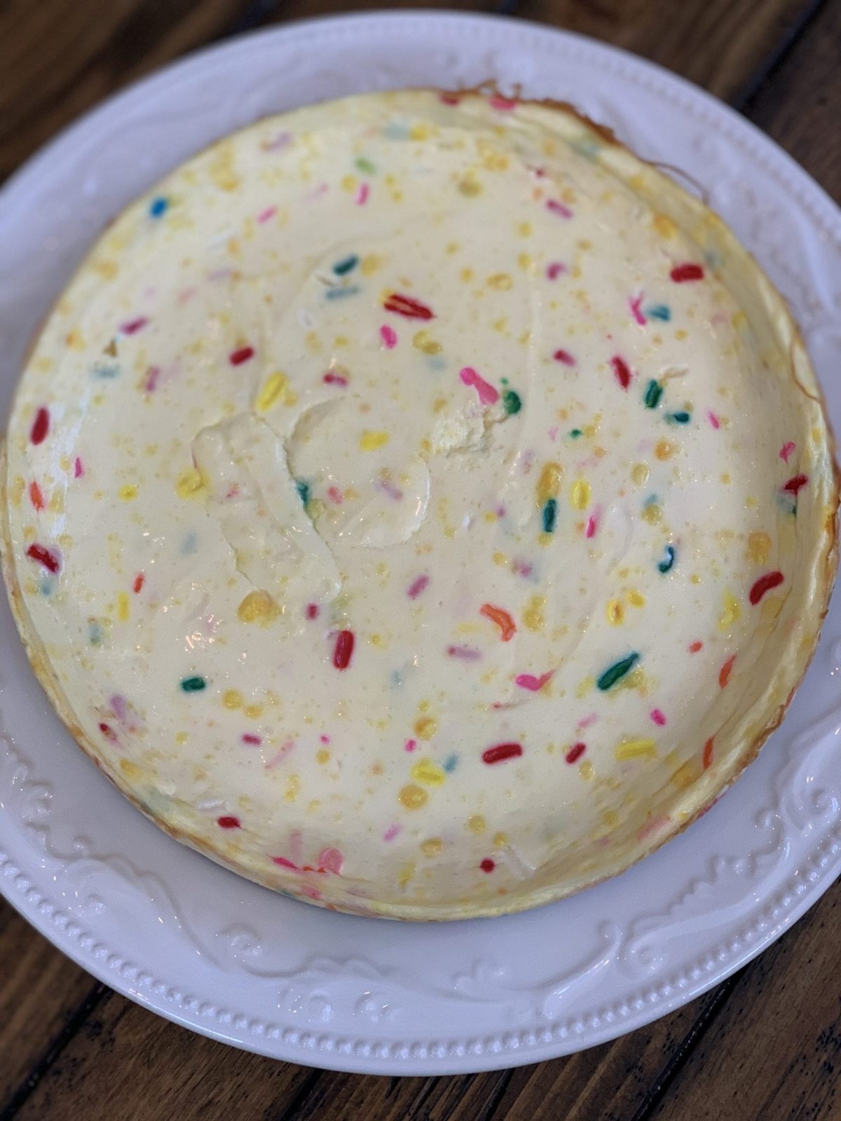 Funfetti Cheesecake - Pound Dropper