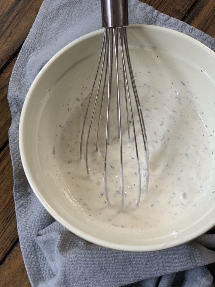 Easy Skinny Ranch Dressing - Pound Dropper