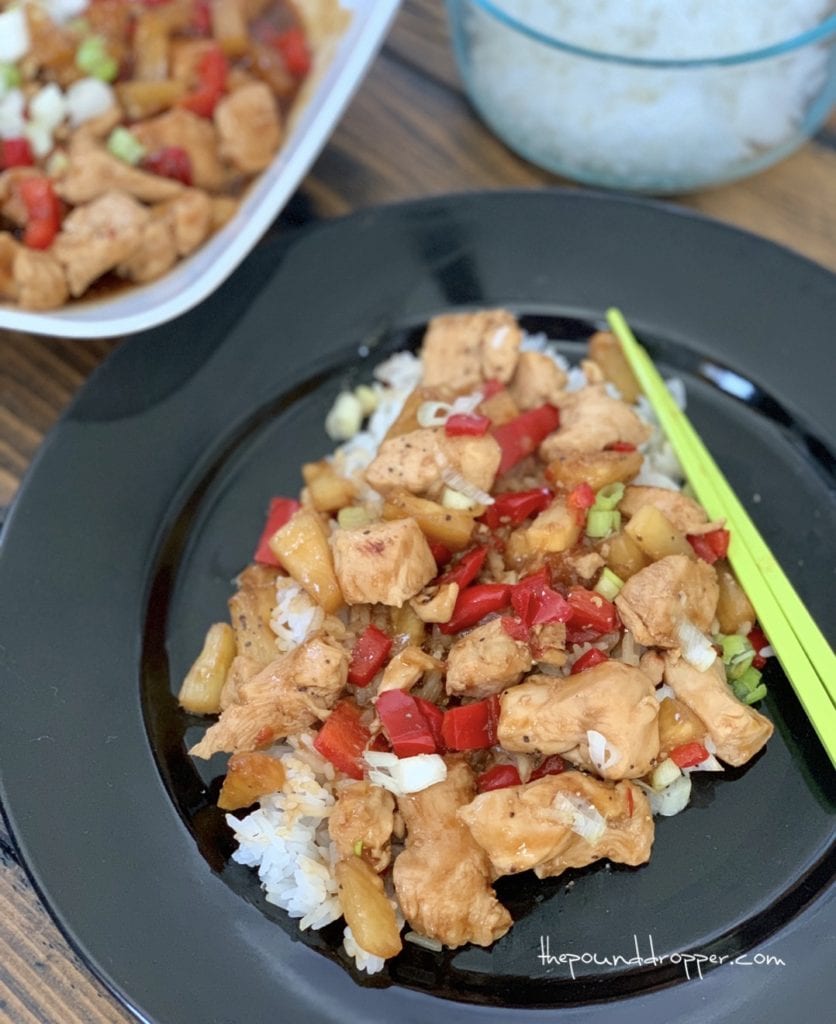 Easy Pineapple Chicken - Pound Dropper
