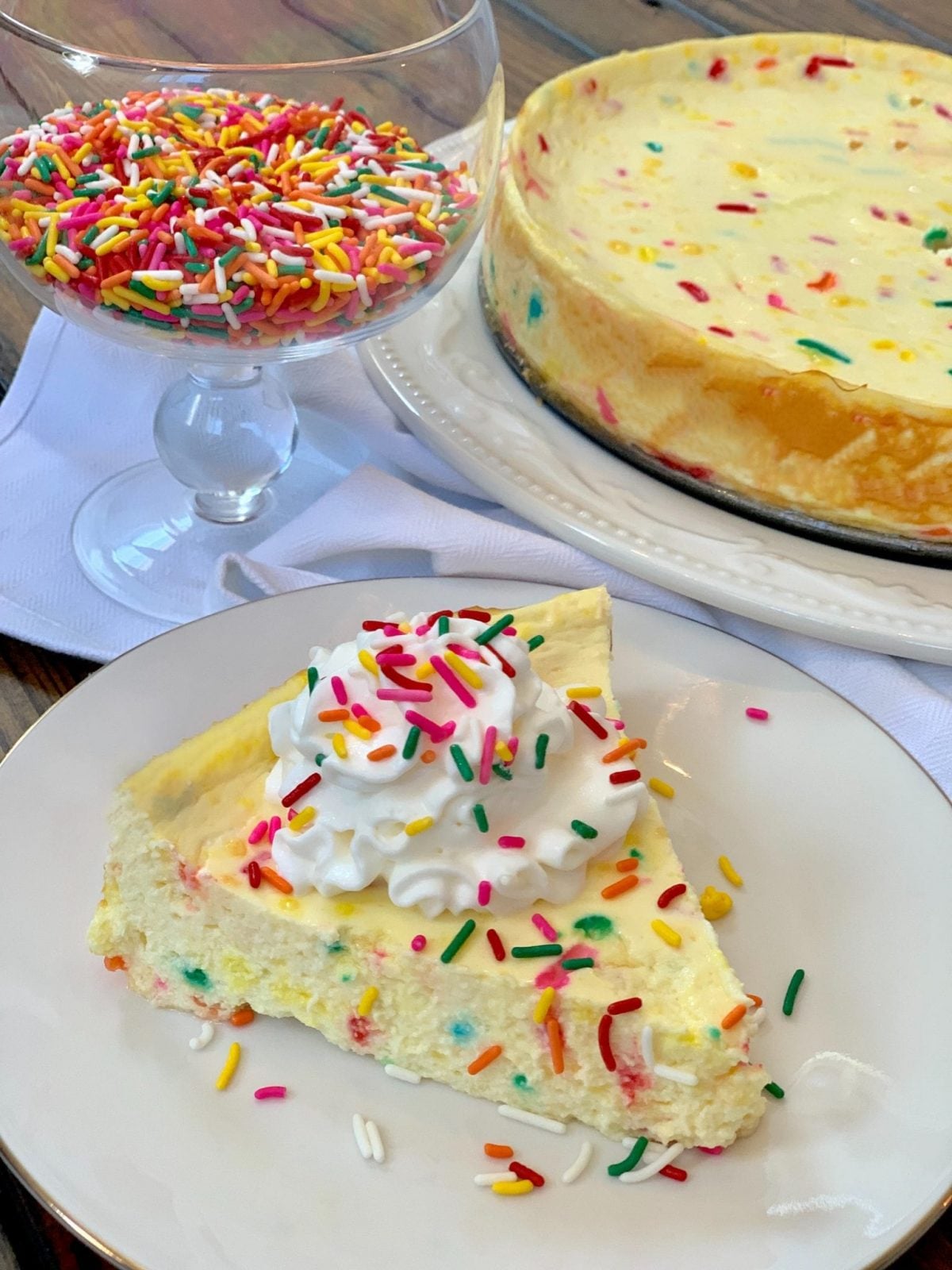 Funfetti Cheesecake - Pound Dropper