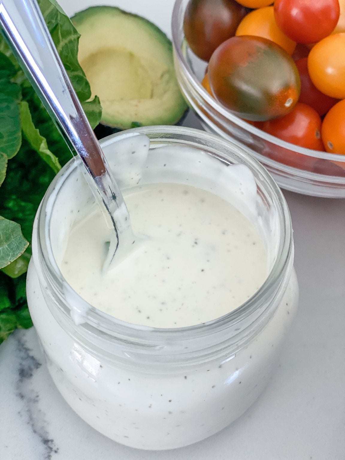 Easy Skinny Ranch Dressing - Pound Dropper