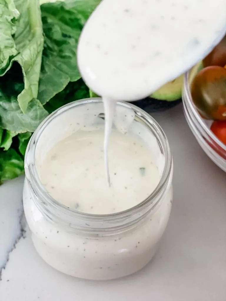 Easy Skinny Ranch Dressing - Pound Dropper