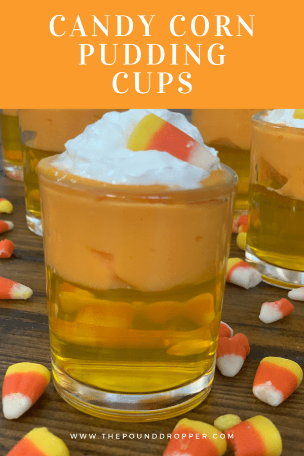 Candy Corn Pudding Cups - Pound Dropper