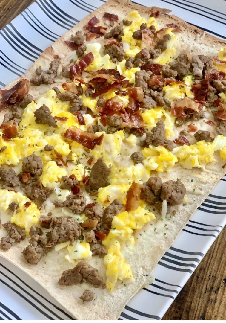 WW Flatbread Breakfast Pizza - Pound Dropper