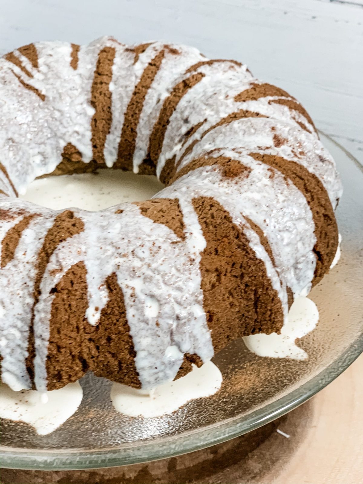 Skinny Gingerbread Bundt Cake - Pound Dropper