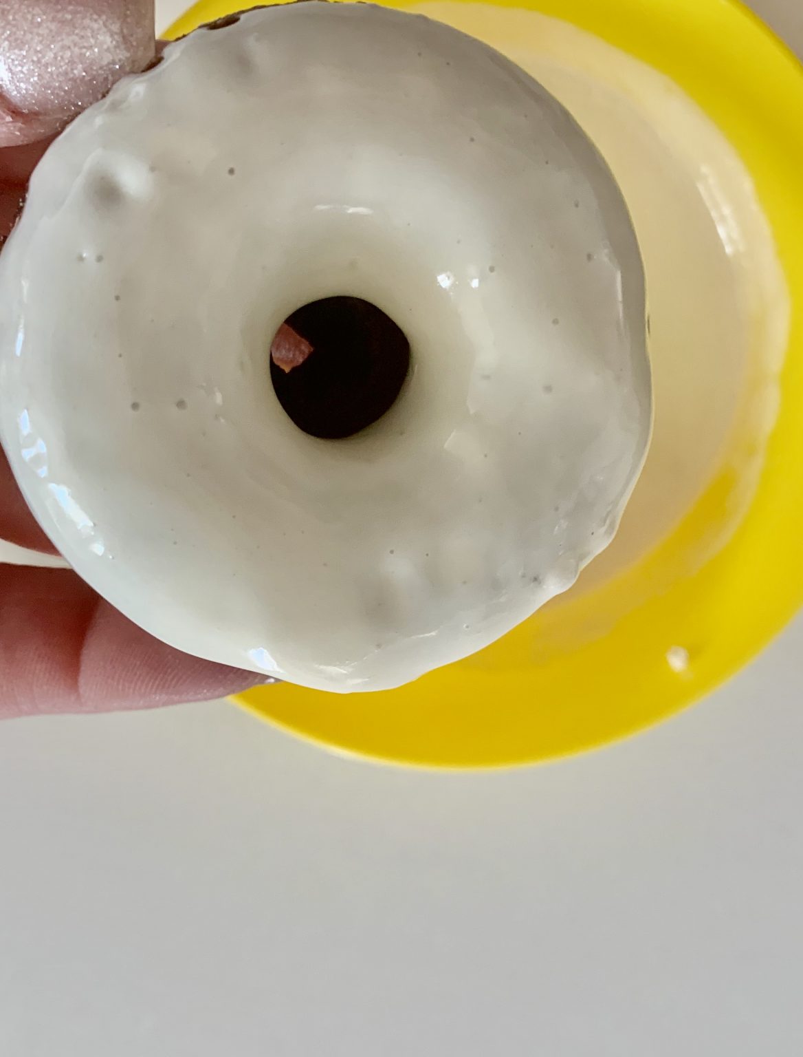 Two Point Chocolate Candy Cane Donuts - Pound Dropper