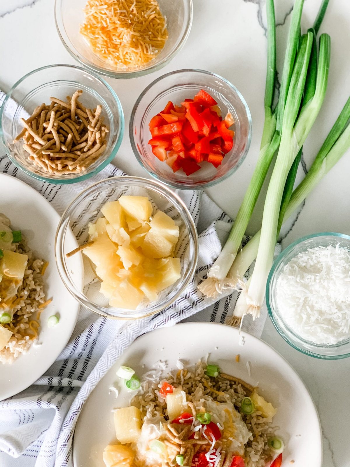 Skinny Chicken Hawaiian Haystacks - Pound Dropper