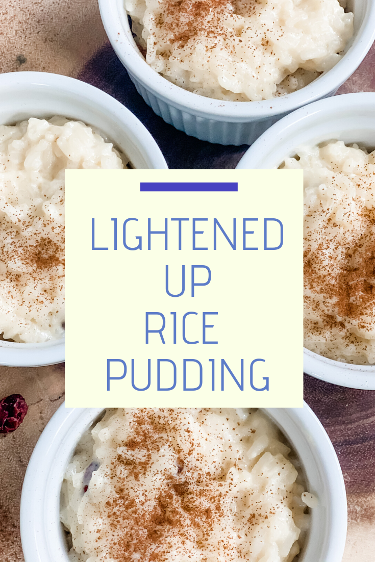 Lightened Up Rice Pudding - Pound Dropper