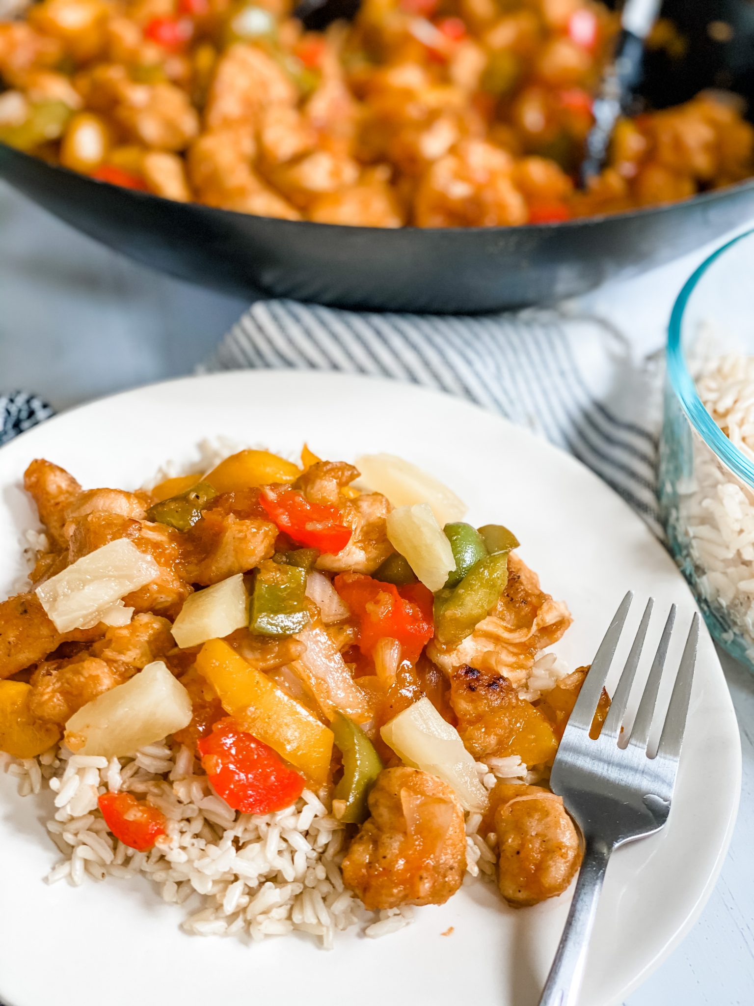 Skinny Sweet and Sour Chicken - Pound Dropper
