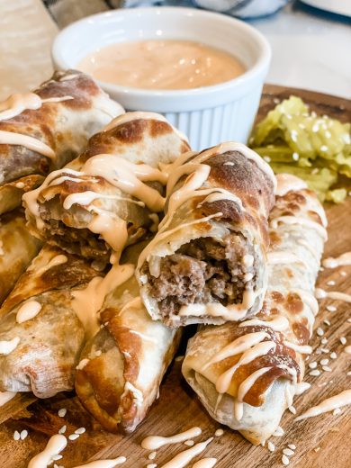 Big Mac Egg Rolls - Pound Dropper