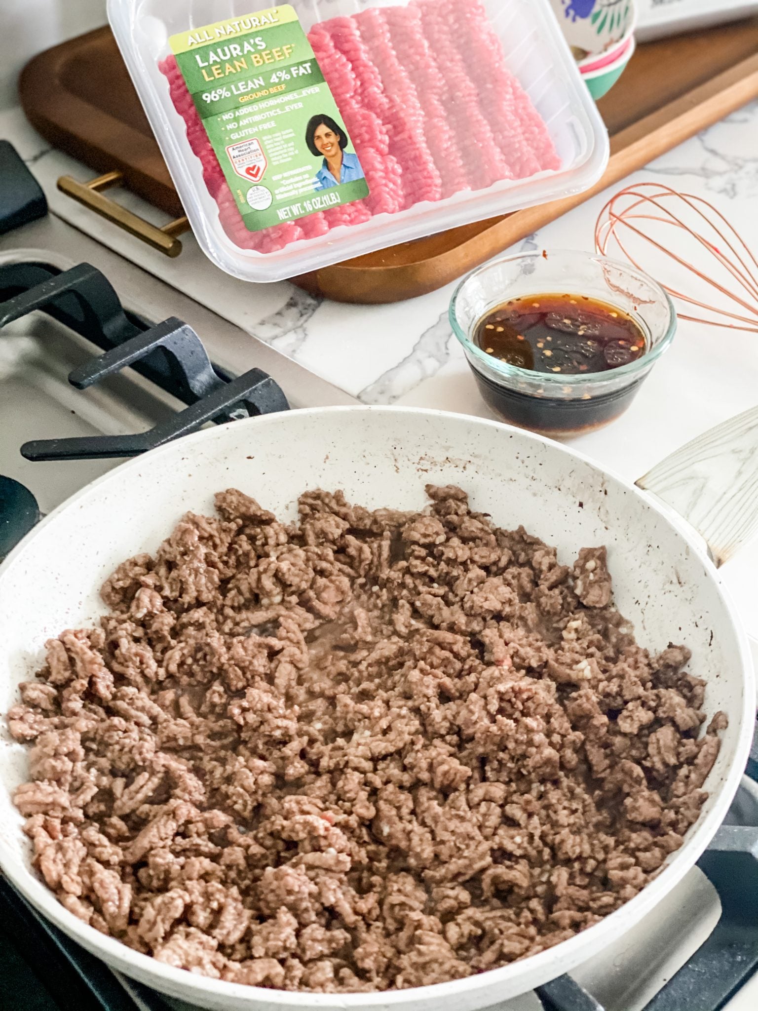 Lightened Up Korean Ground Beef Bowls - Pound Dropper