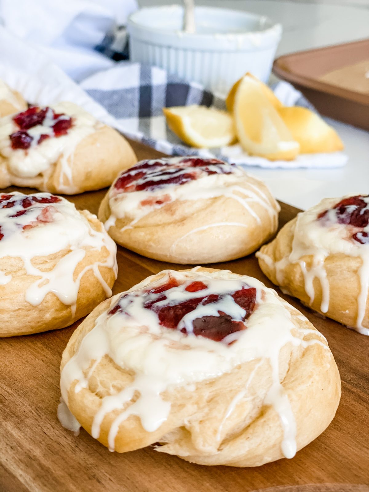 Easy Crescent Roll Cream Cheese Danishes - Pound Dropper