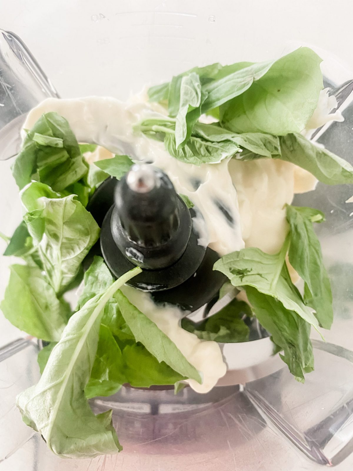 Easy Lightened Up Basil Mayonnaise - Pound Dropper