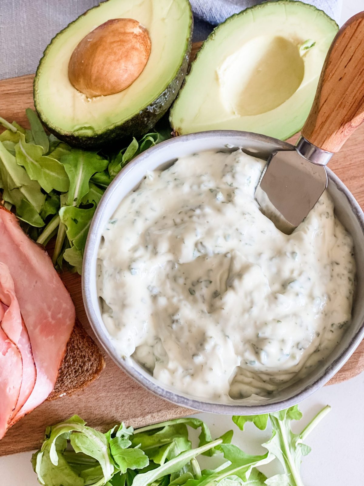 Easy Lightened Up Basil Mayonnaise - Pound Dropper