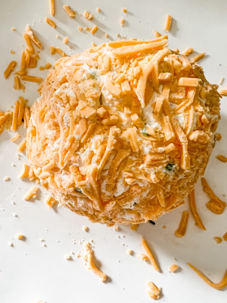 Lightened Up Cheddar Ranch Cheeseball - Pound Dropper