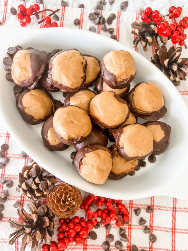 Easy Sugar Free Buckeyes - Pound Dropper