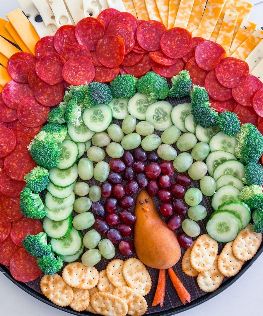 Thanksgiving Turkey Appetizer Tray - Pound Dropper