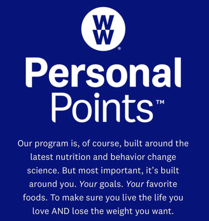 Weight Watchers Personal Points Plan - Pound Dropper