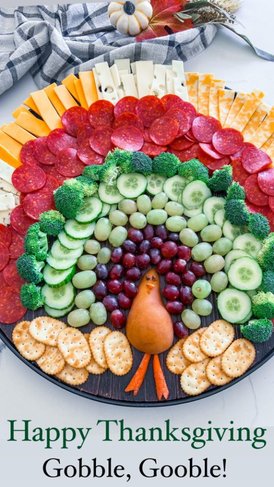Thanksgiving Turkey Appetizer Tray - Pound Dropper