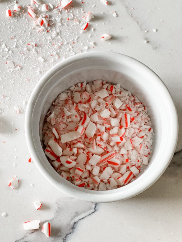 Easy Three Ingredient Peppermint Bark - Pound Dropper