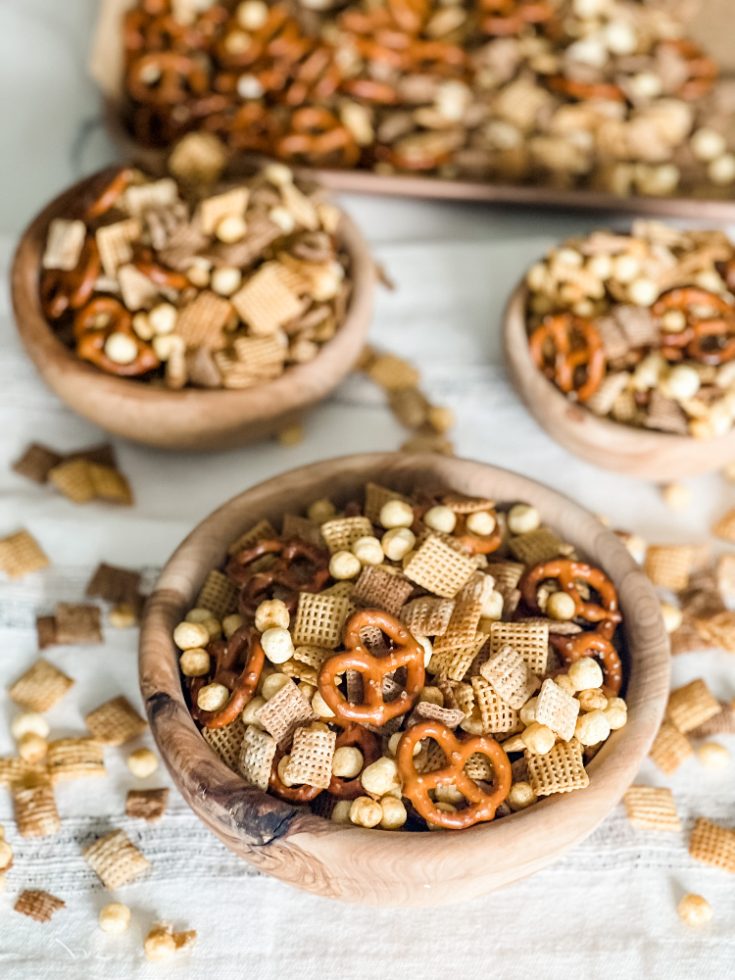Lightened Up Savory Chex Party Mix - Pound Dropper