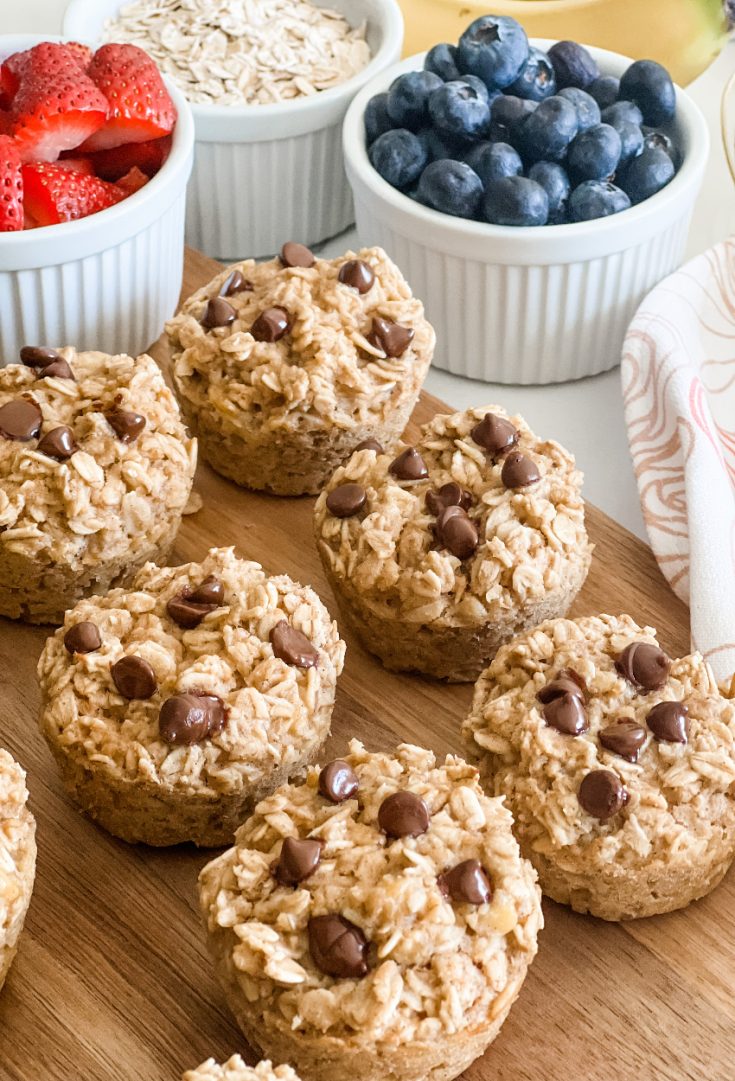 Easy Baked Oatmeal Cups - Pound Dropper