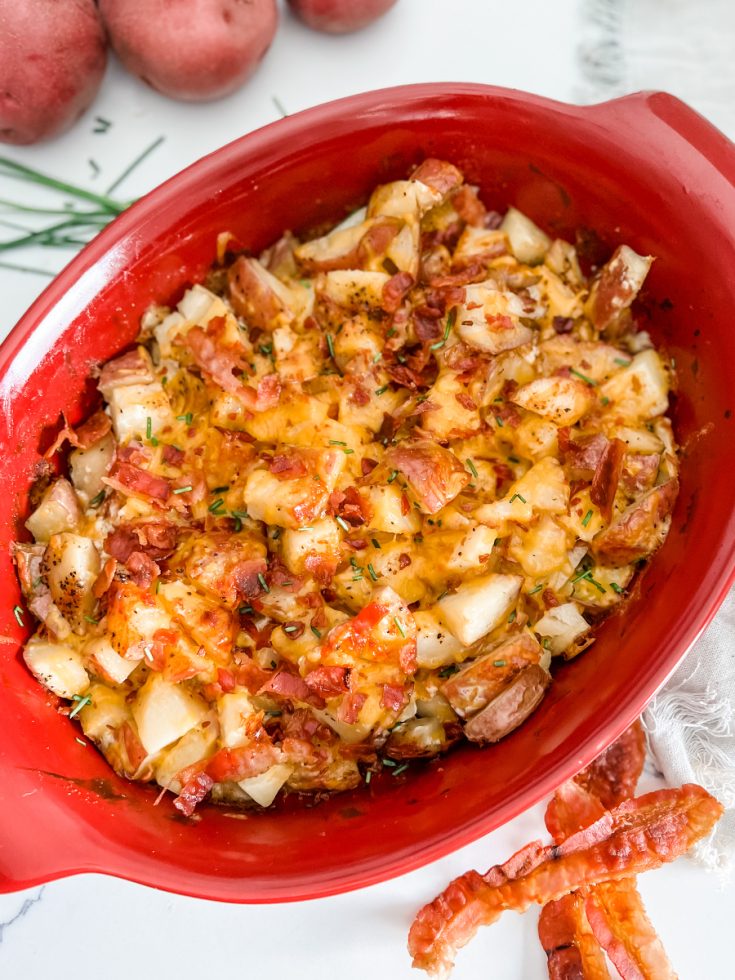 Easy Cheesy Ranch Potatoes - Pound Dropper