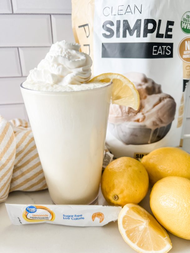 Protein Frosted Lemonade (Copycat Chick Fil-A) - Pound Dropper