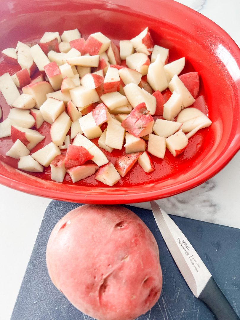 Easy Cheesy Ranch Potatoes - Pound Dropper