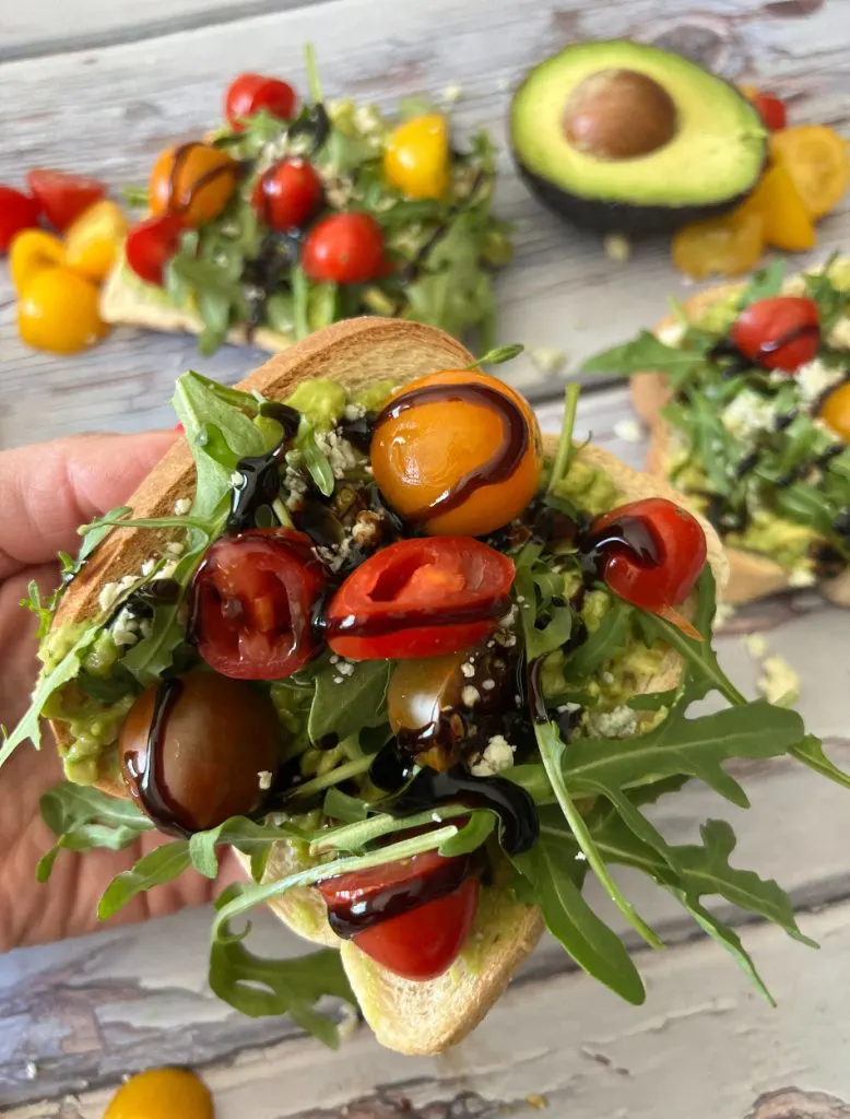 Balsamic Avocado Toast - Pound Dropper