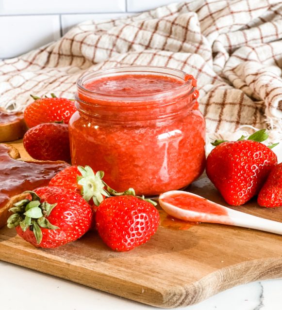 No Sugar Added Strawberry Jam - Pound Dropper