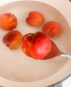 Easy Lightened Up Peach Crisp - Pound Dropper