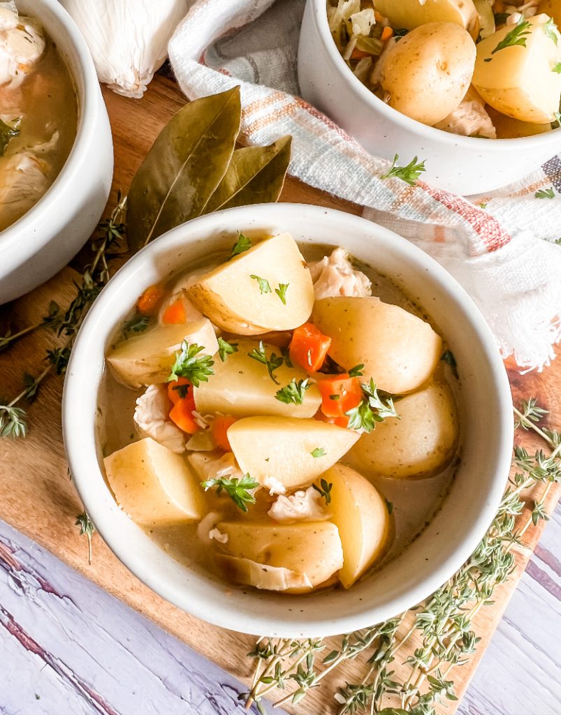 Easy Chicken or Turkey Stew - Pound Dropper