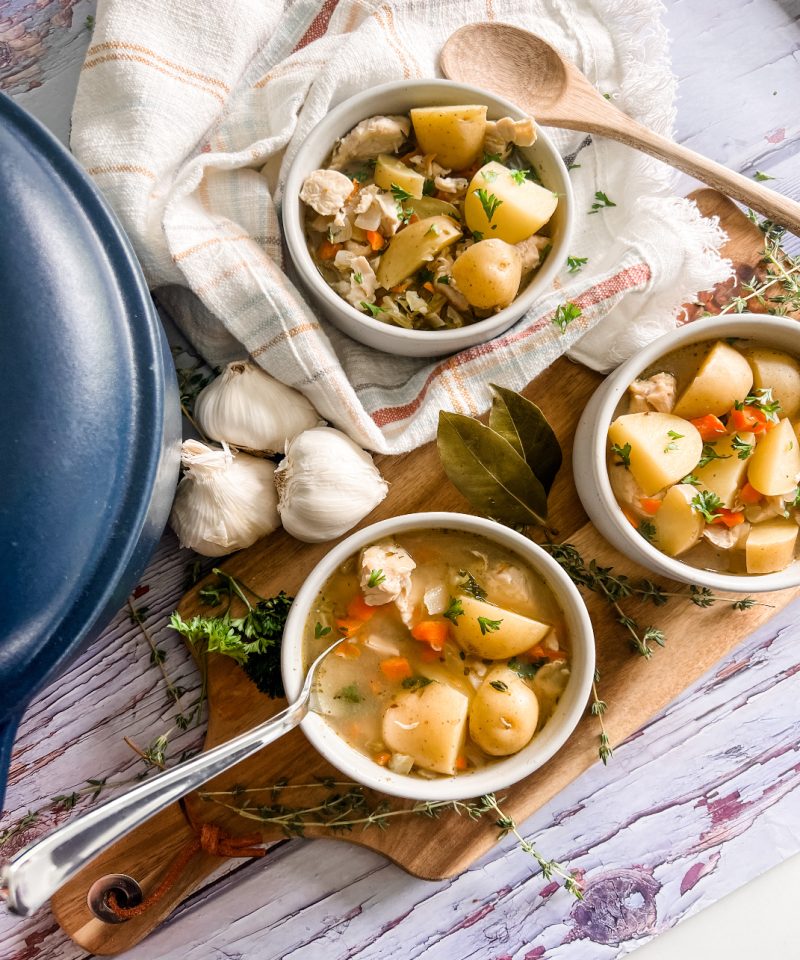 Easy Chicken or Turkey Stew - Pound Dropper