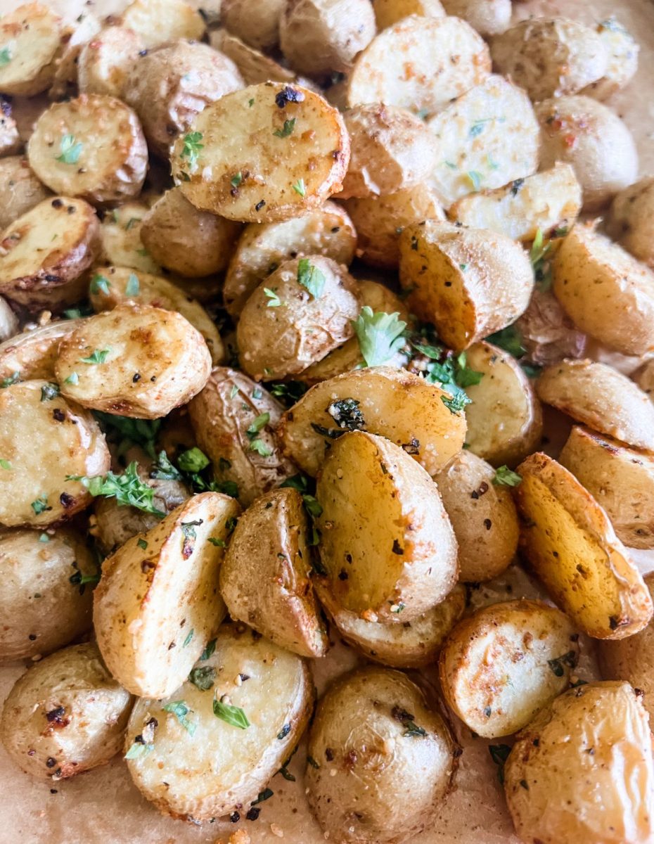 Roasted Baby Potatoes - Pound Dropper