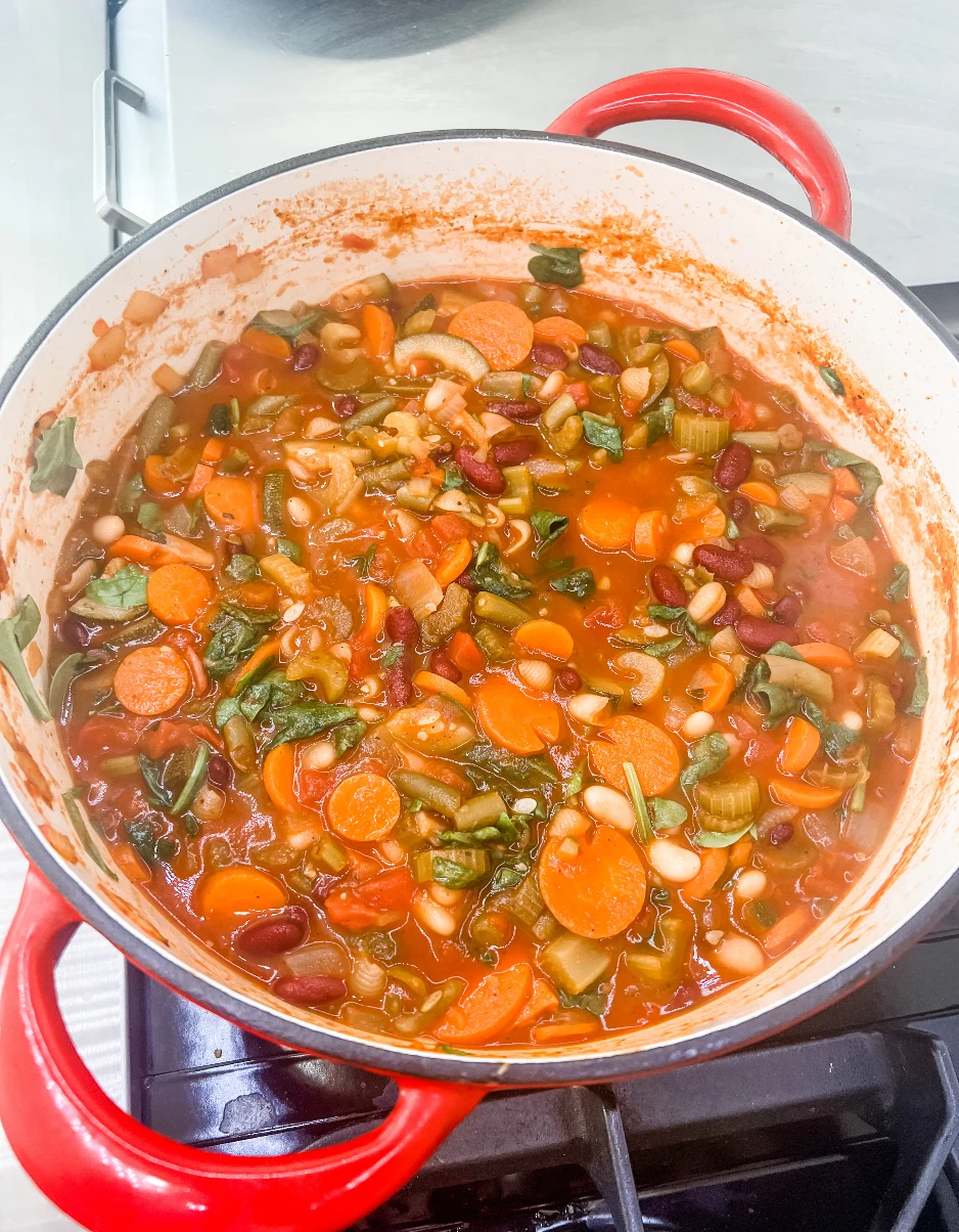Copycat Olive Garden Minestrone Soup - Pound Dropper