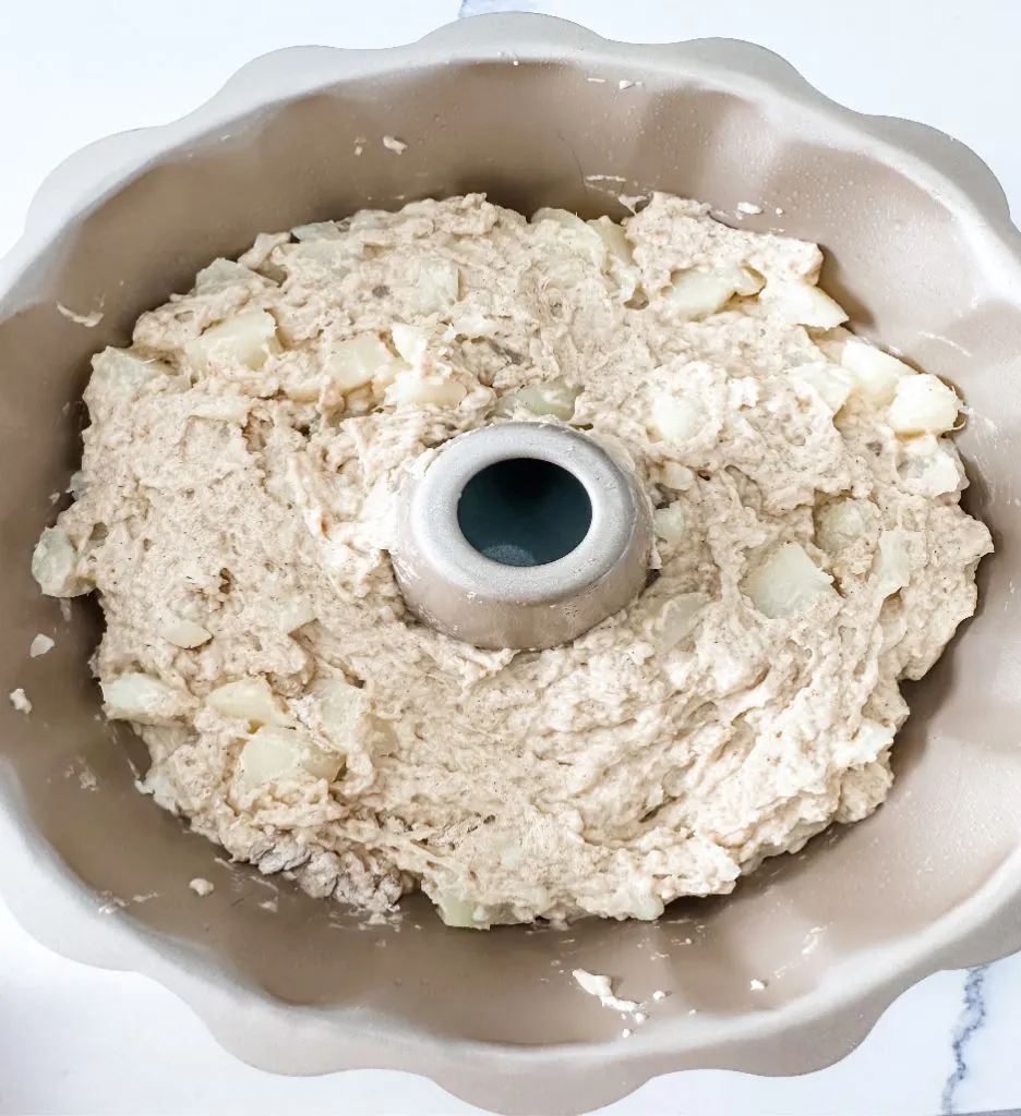 Lightened Up Pear Bundt Cake - Pound Dropper