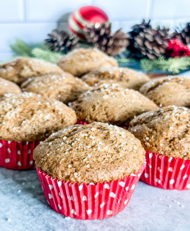 Skinny Gingerbread Muffins - Pound Dropper