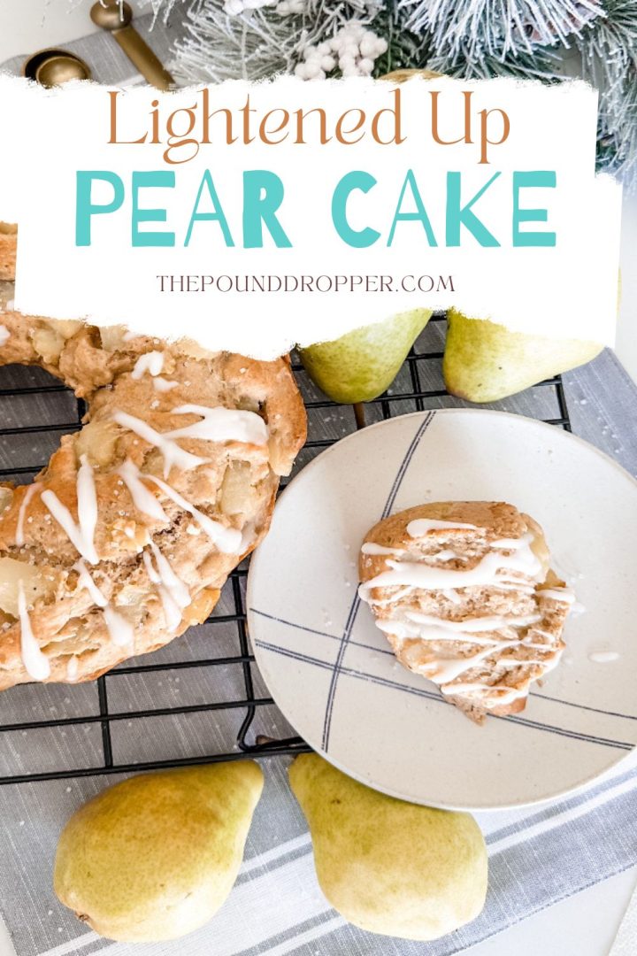 Lightened Up Pear Bundt Cake - Pound Dropper