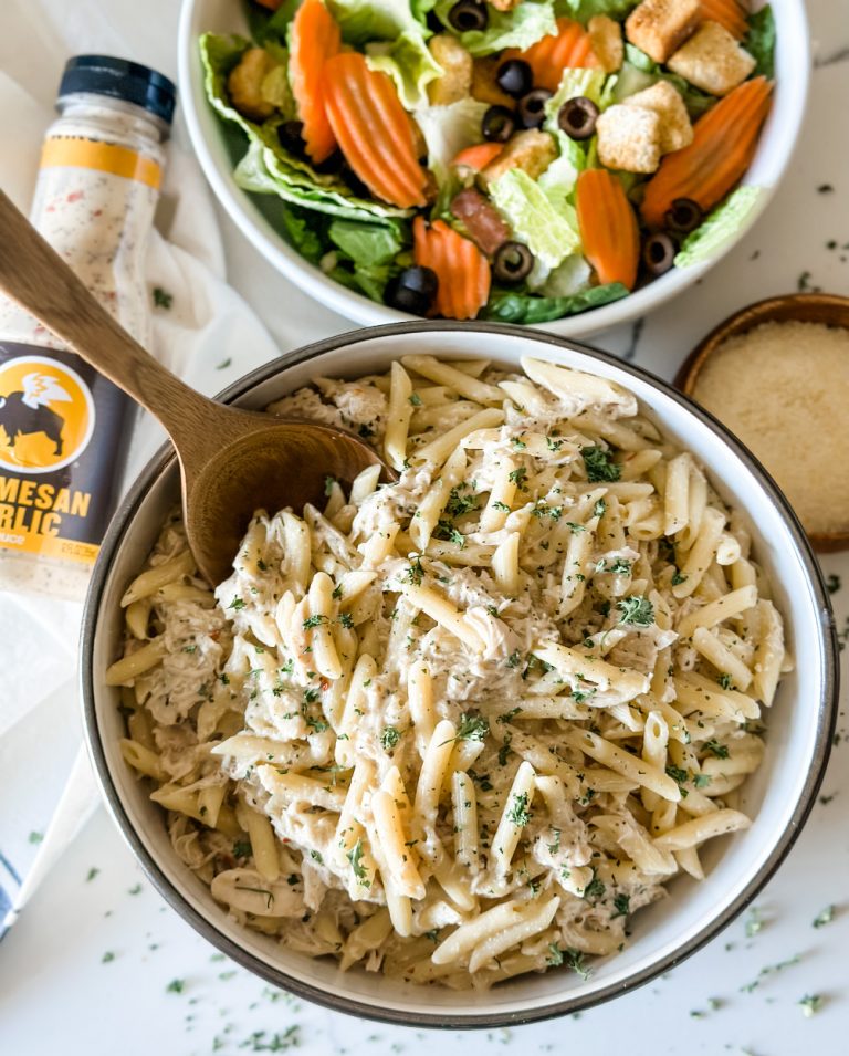 Buffalo Wild Wings Garlic Parmesan Chicken Pasta - Pound Dropper