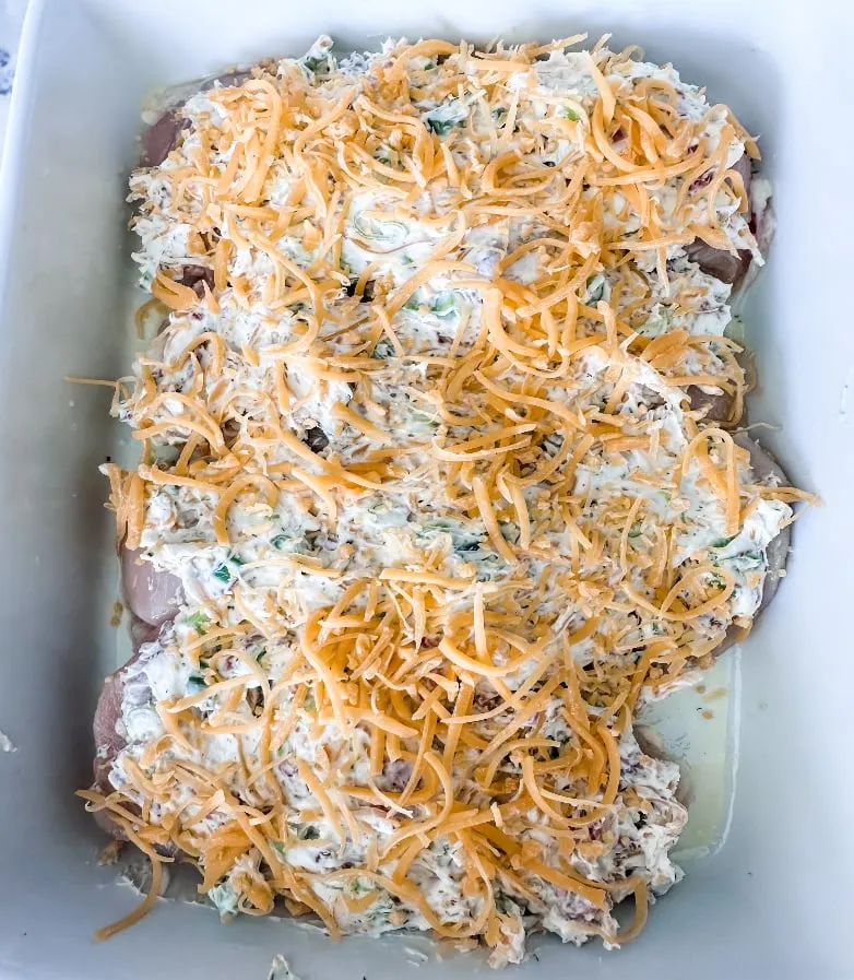 Skinny Bacon Ranch Chicken Bake - Pound Dropper