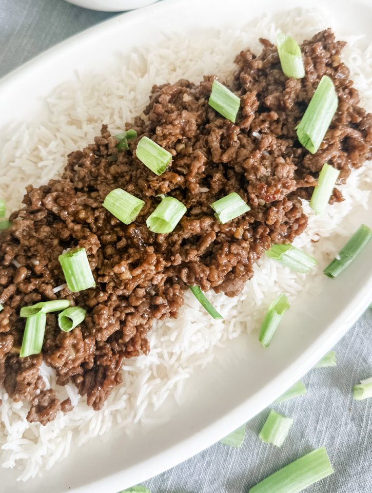 Lightened Up Mongolian Ground Beef - Pound Dropper
