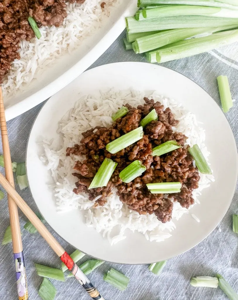 Lightened Up Mongolian Ground Beef - Pound Dropper