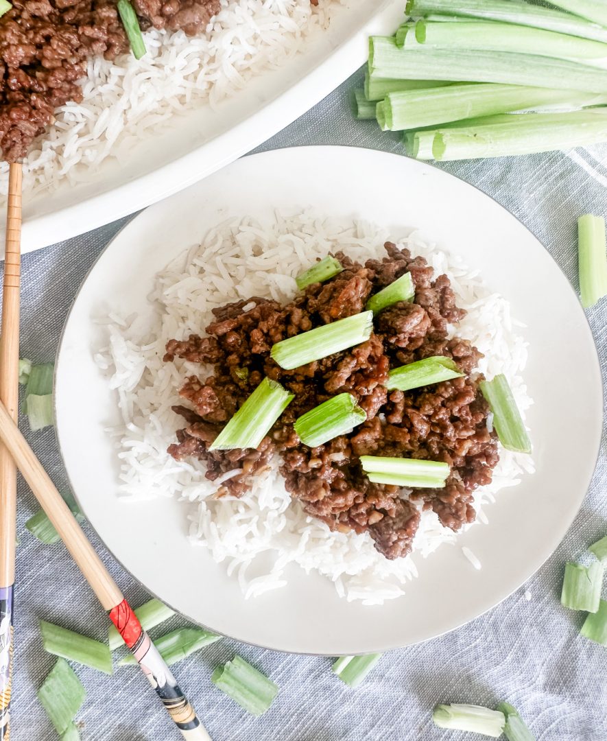 Lightened Up Mongolian Ground Beef - Pound Dropper