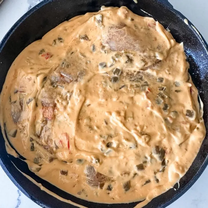 Easy Baked Queso Chicken - Pound Dropper