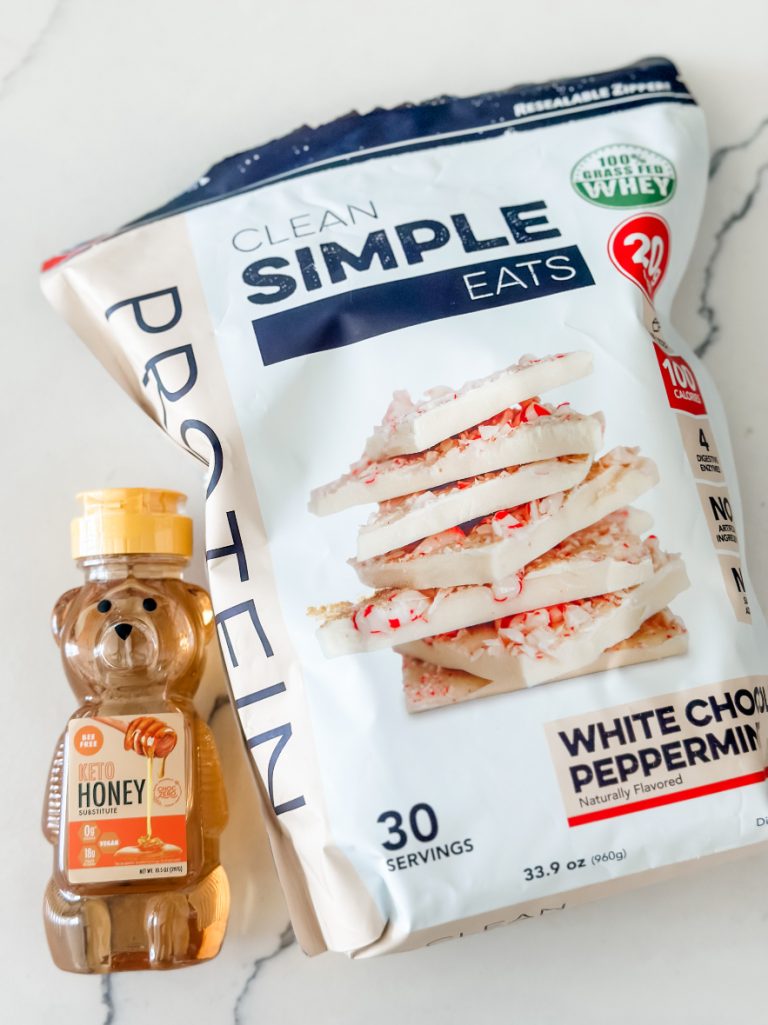 No Bake White Chocolate Peppermint Protein Balls - Pound Dropper